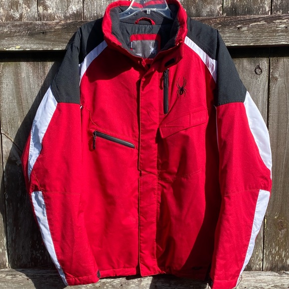 Spyder | Jackets & Coats | Spyder Thinsulate Dermizax Red Ski Snowboard ...